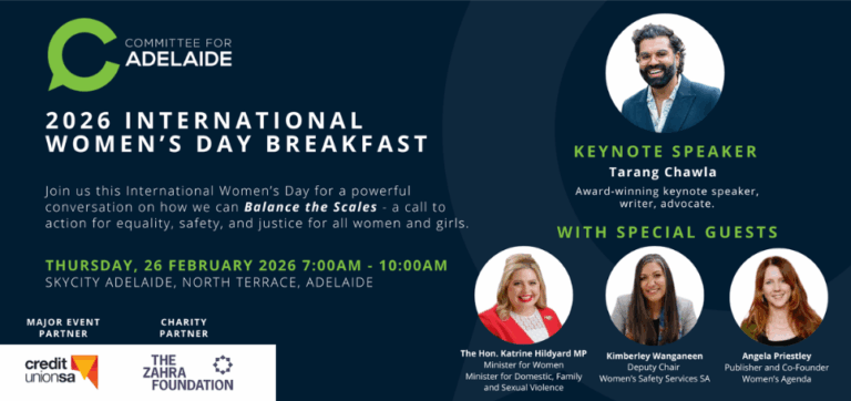 2026 International Women's Day Breakfast - Committee For Adelaide